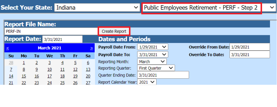Indiana Form 9 Report